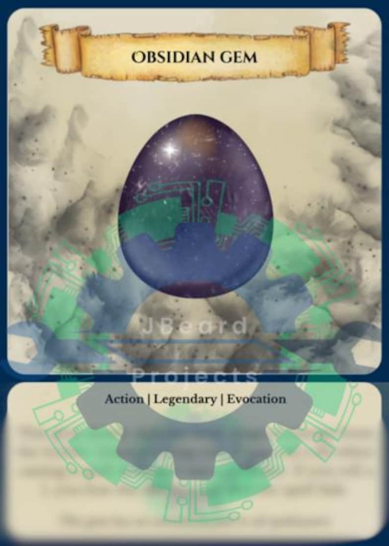 Gems of the Void | Volume 3 | Dnd 5e Compatible Printable Magic Item Cards | Printable Loot ...