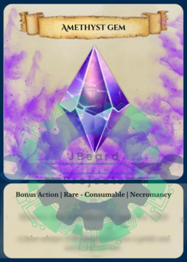 Gems of the Void: Dnd 5e Magic Item Cards Volume 2 (digital Download ...