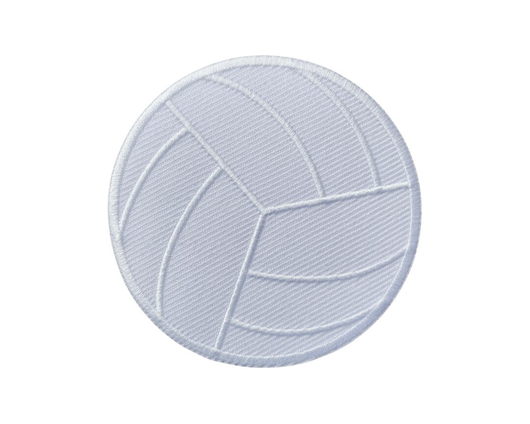 Classic Volleyball Patch | Embroidered Sports Patch | 3.5 X 3.5 Inches ...