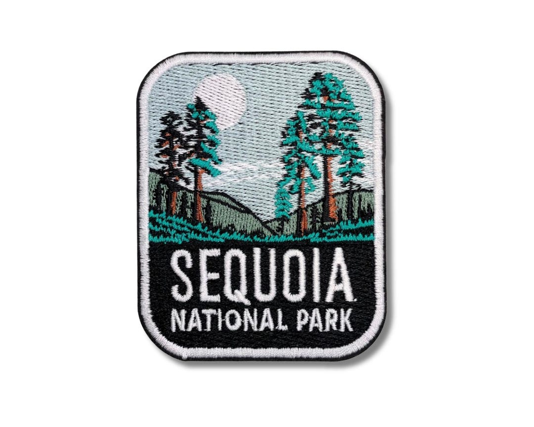 Sequoia National Park Patch | Giant Sequoias Souvenir Embroidered Patch ...
