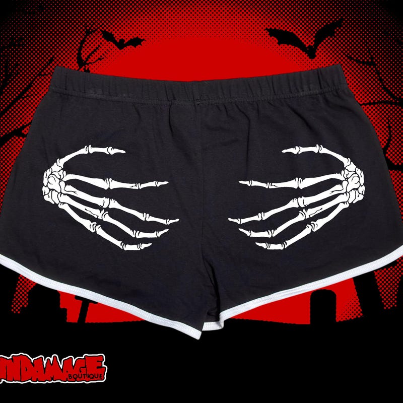 Skeleton Shorts - Etsy