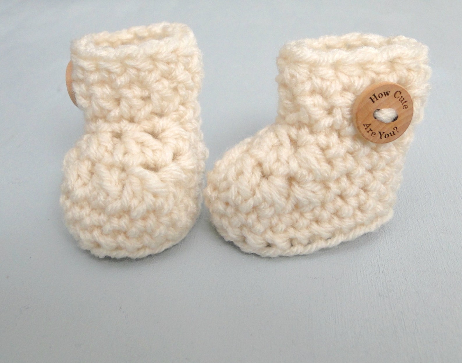 Easy Crochet Bootie Pattern Quick Easy Crochet Pattern 0-3 - Etsy Australia