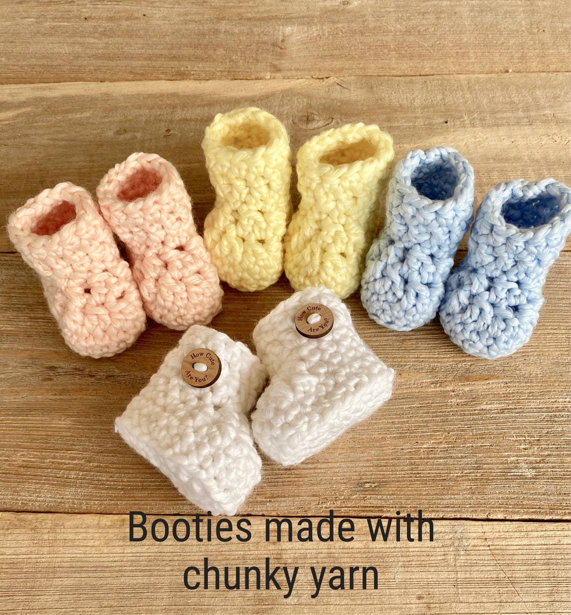 Baby Bootie Crochet Pattern Quick Easy Crochet 0 to 3 - Etsy