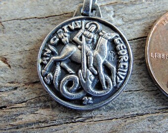 St George Pendant | Etsy