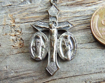 JMJ Crucifix Jesus Mary Joseph Cross Vintage Catholic Gift - Etsy