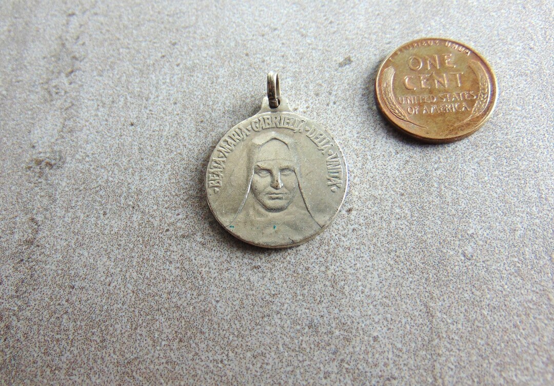 Blessed Maria Gabriella Sagheddu Vintage Catholic Medal or Pendant ...