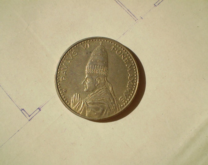 Pope Paulus VI Pontifex Maximus - Vintage Medal or Coin - Anno Santo ...