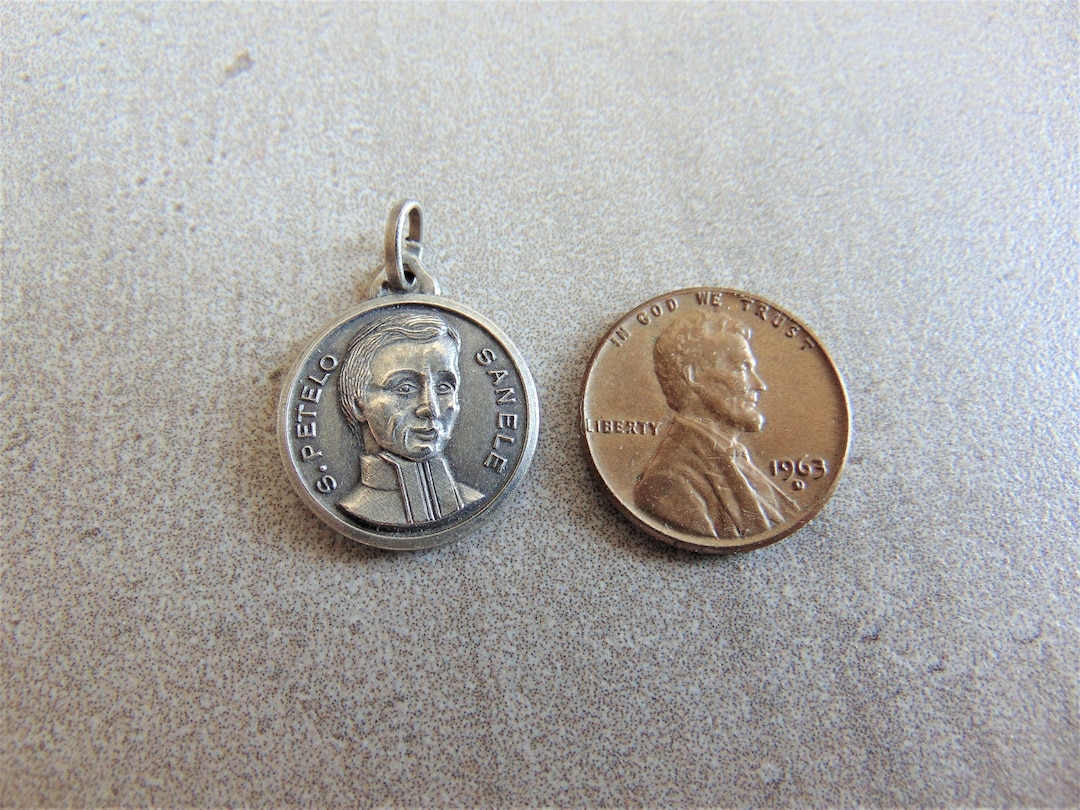 St. Peter Chanel Vintage Catholic Medal or Pendant S. Petelo Sanele ...