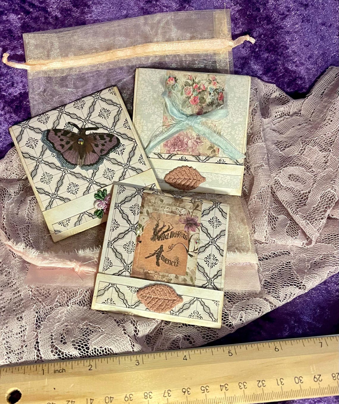 Junk Journal Match Notebooks, Set of 3 With Images Vintage Images ...