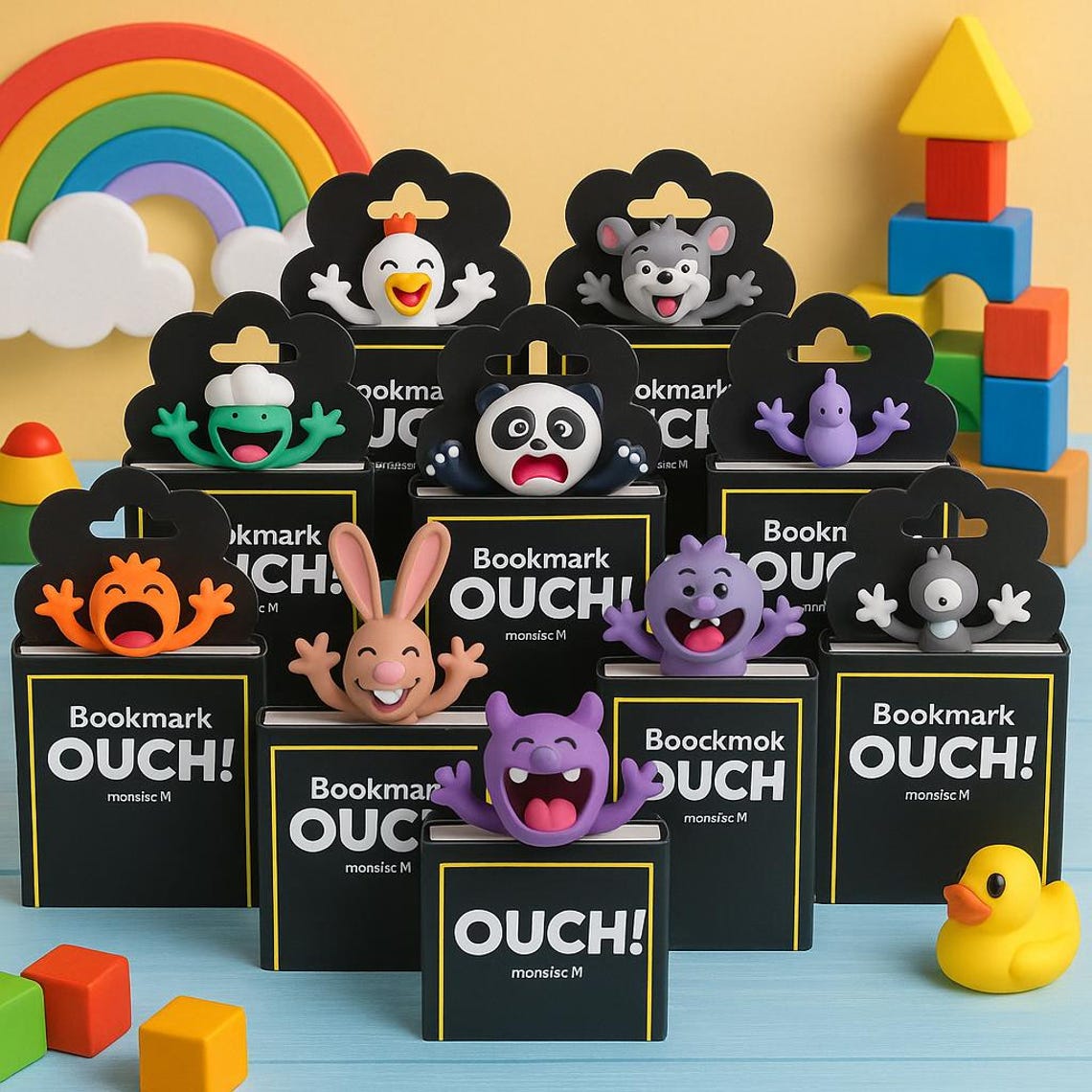 Personalized Wacky Bookmarks Squashed Animal Zoo Gift for Kids Girls ...