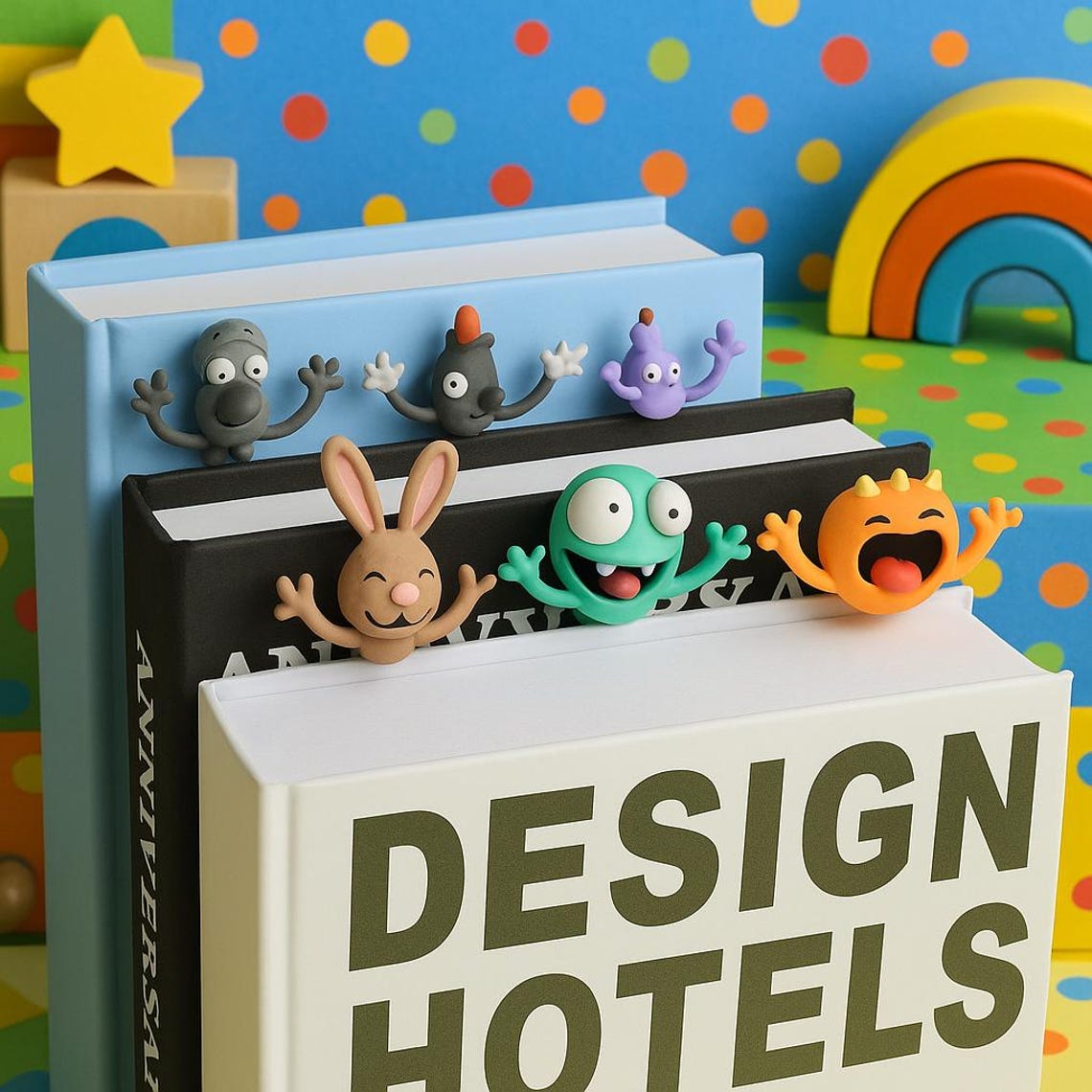 Personalized Wacky Bookmarks Squashed Animal Zoo Gift for Kids Girls ...
