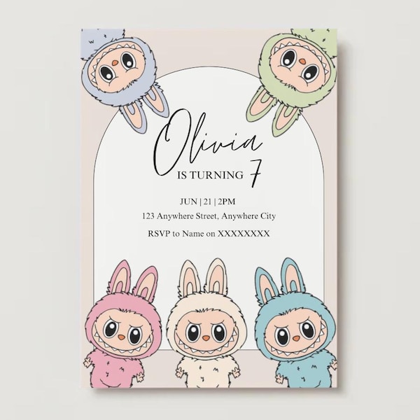 Labubu Template - Etsy