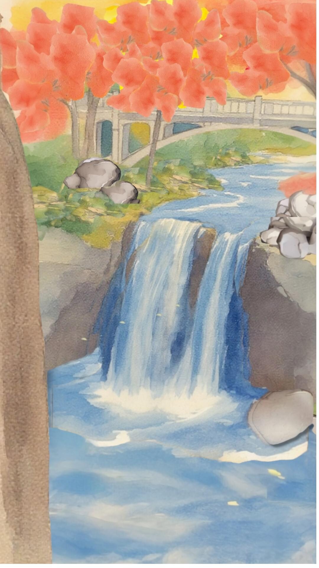 Minneopa State Park Waterfall- 5x7 Digital Print - Etsy