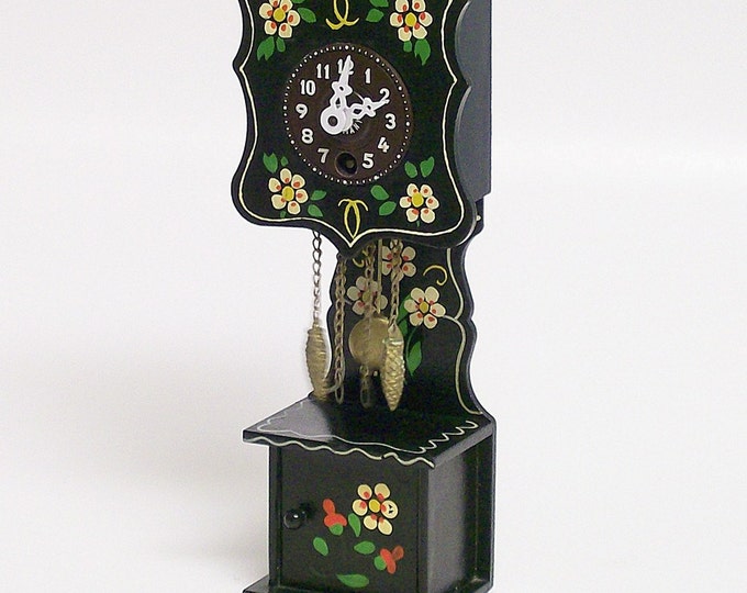 Tiny Hand Painted Grandfather Clock - Etsy