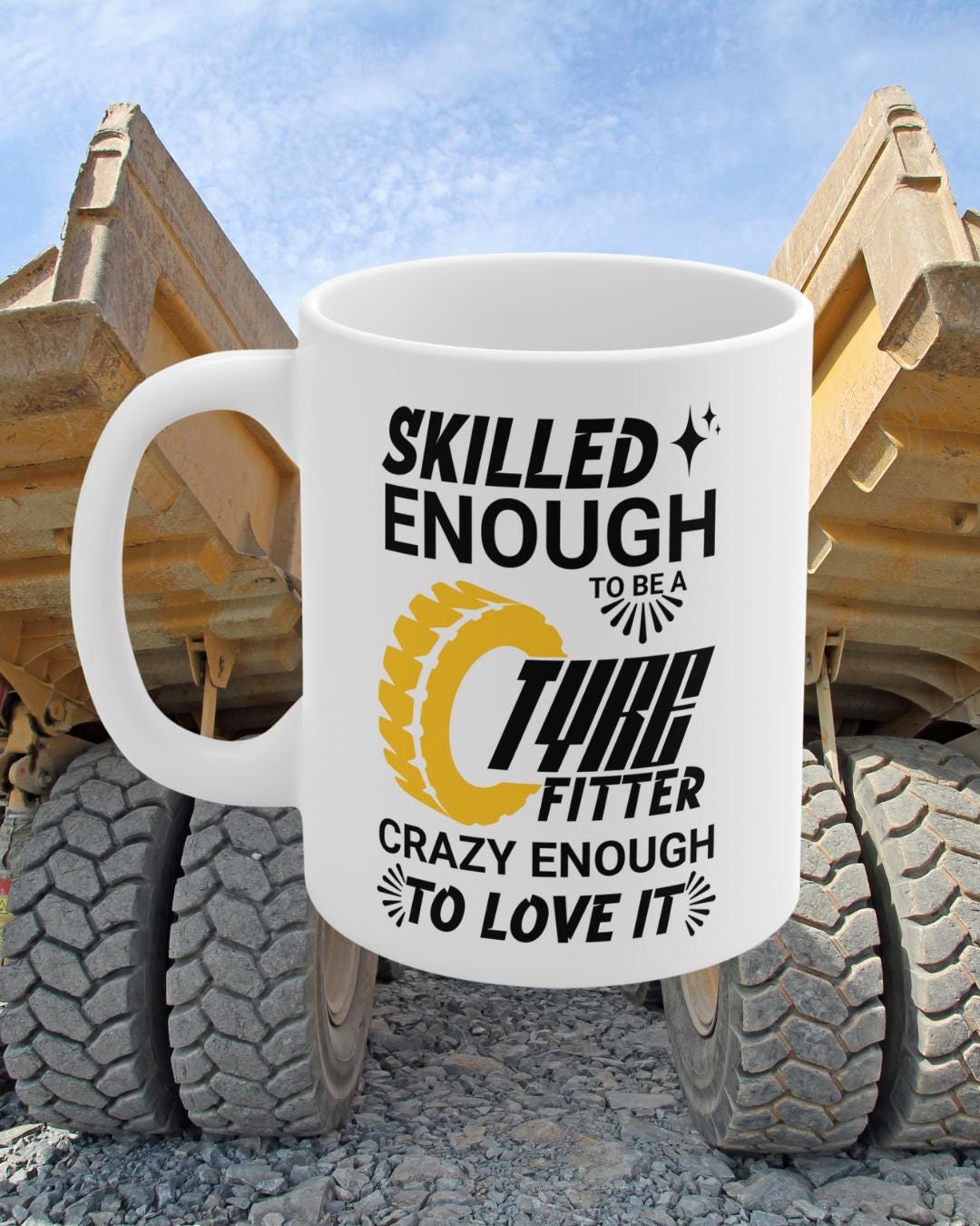 Tyre Fitter Mug | Custom Personalized Ceramic Cup 11oz - Etsy