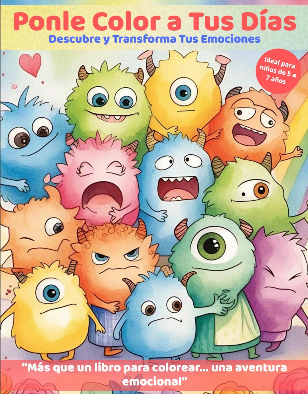 Emotions Coloring Book for Kids – Activities and Challenges Printable ...