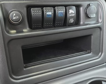 2003 - 2007 Silverado Center Console Pocket Blank Panel LLY LBZ 1500 ...