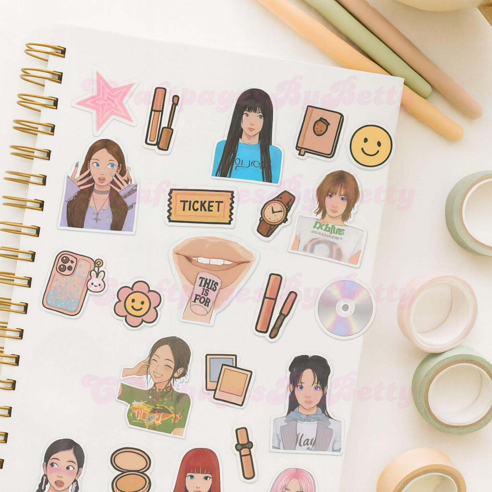 TWICE Stickers | K-pop | Digital PDF PNG - Etsy