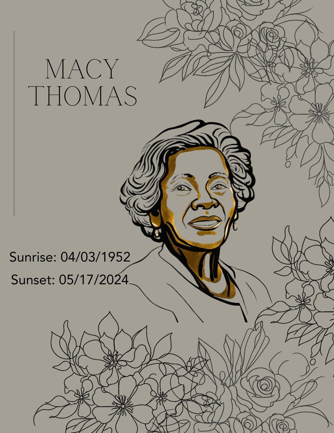 Religious Obituary Template, Animated Non Traditional Funeral Program ...