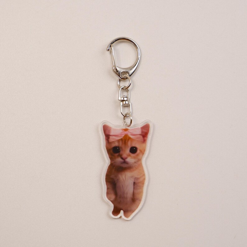 MEME Cat Head Emoji Pack Peripheral Characters Acrylic Keychains High ...