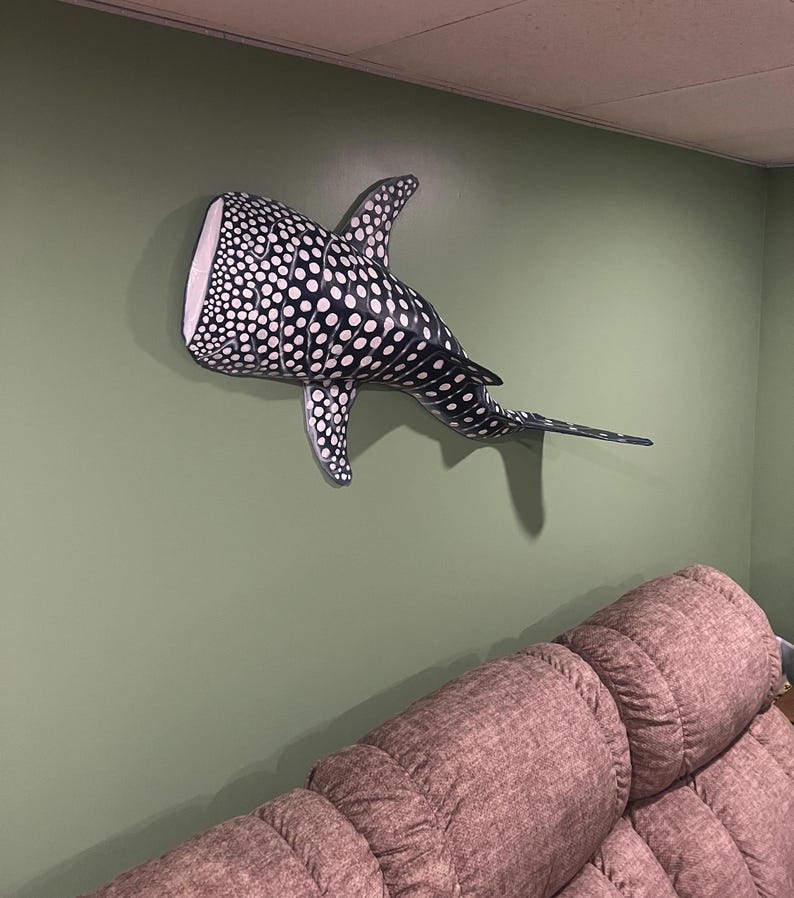Shark, Whale Shark, Paper Mache, Decoration, Ocean Life, Marine Life ...