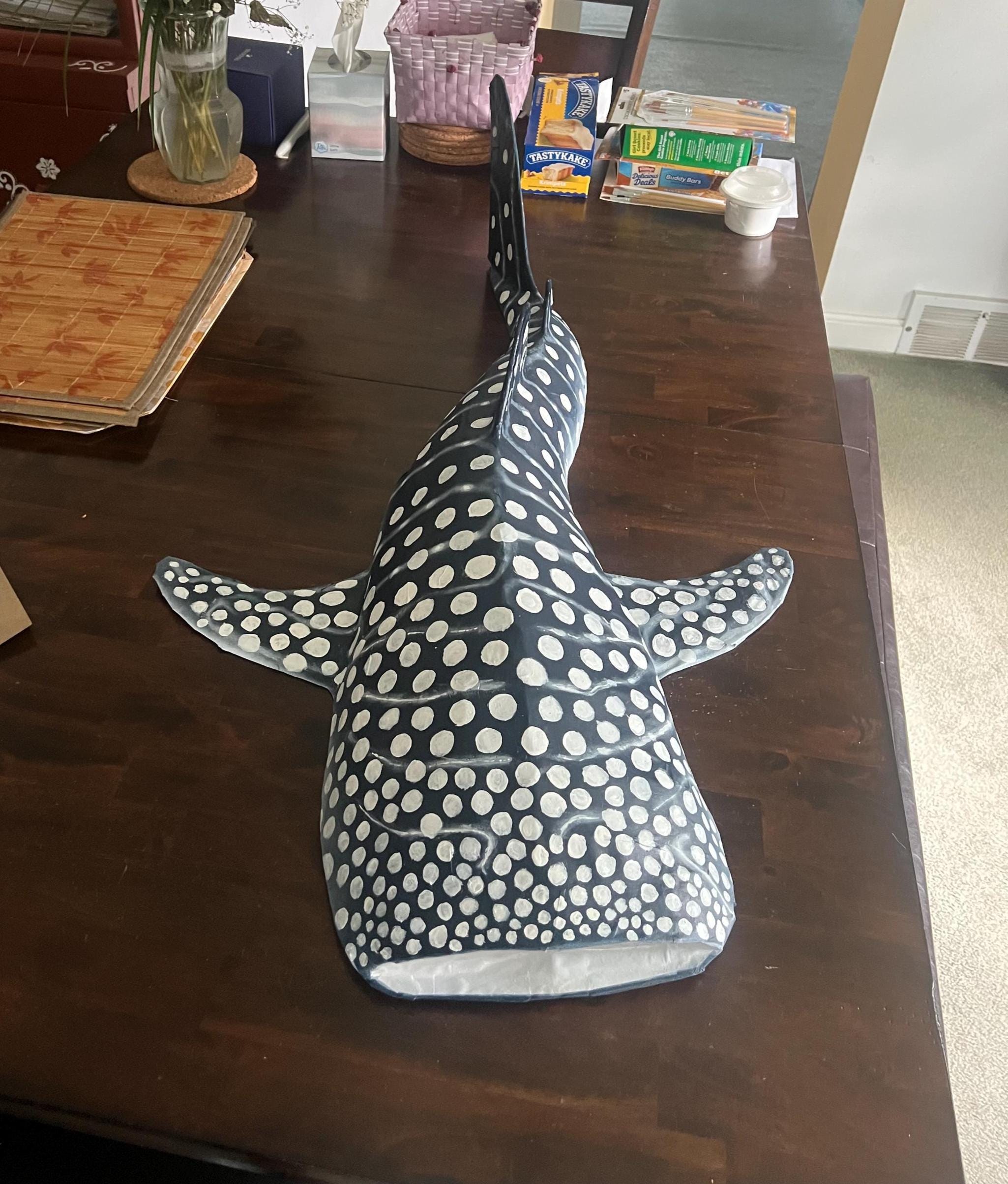 Shark, Whale Shark, Paper Mache, Decoration, Ocean Life, Marine Life ...