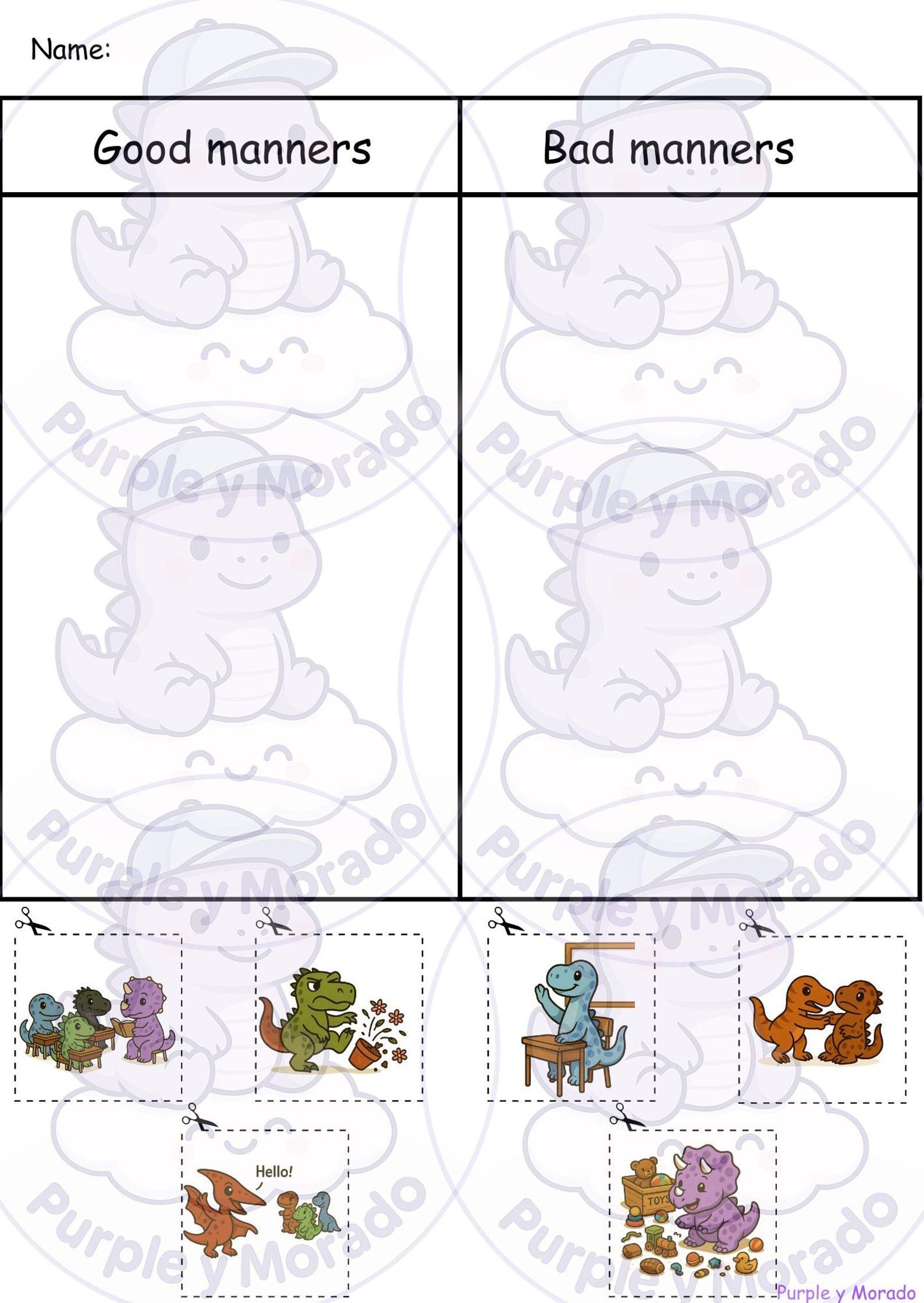 6 Dino Manners – Learn Good Habits With Friendly Dinosaurs! Good ...