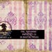 Roxanne Digital Paper Kit #2, Vintage Lady Portrait, Scrapbook Paper ...