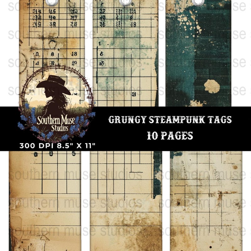 Steampunk Tags - Etsy