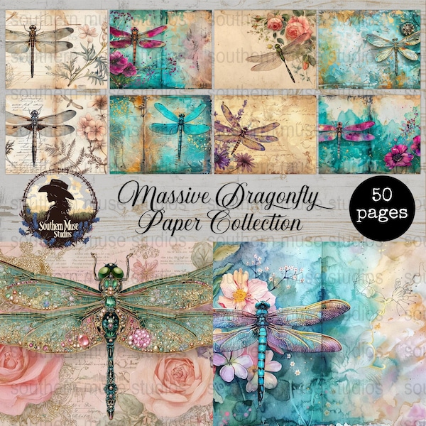 Dragonfly Paper - Etsy