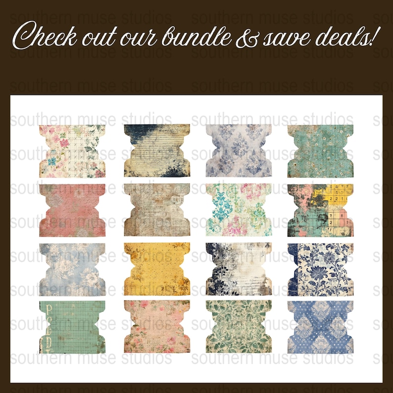Junk Journal Digital Kit, 80 Pages, Beginner Scrapbook Supplies ...