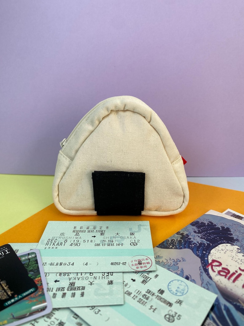 Kawaii Japanese Cotton Pouch | Onigiri, Mt Fuji, Toast & Bread Design ...