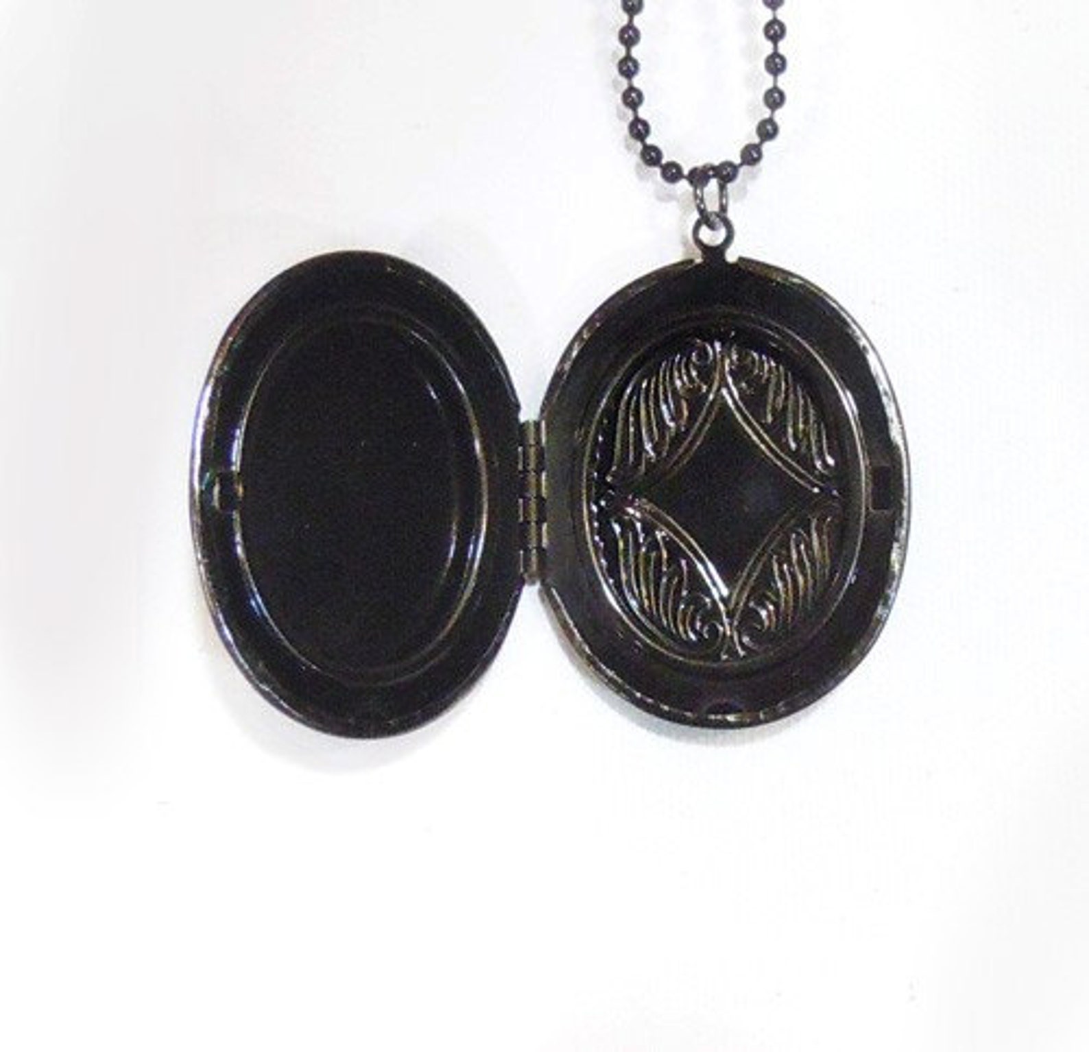 Blue Locket Sapphire Wind Wearable Art Silverlocket Necklace Mothers ...