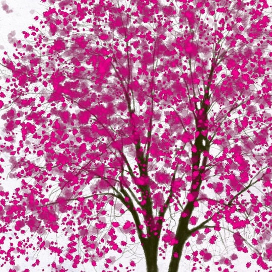 Crepe Myrtle Wind --tree Art Print Giclee Print, Art, Tree Art, Print ...