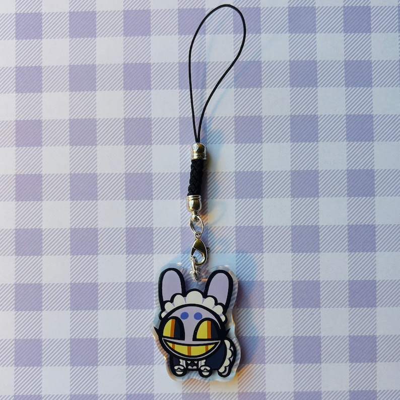 Jax Maid Bunny Epoxy Keychain and Stickers the Amazing Digital Circus ...