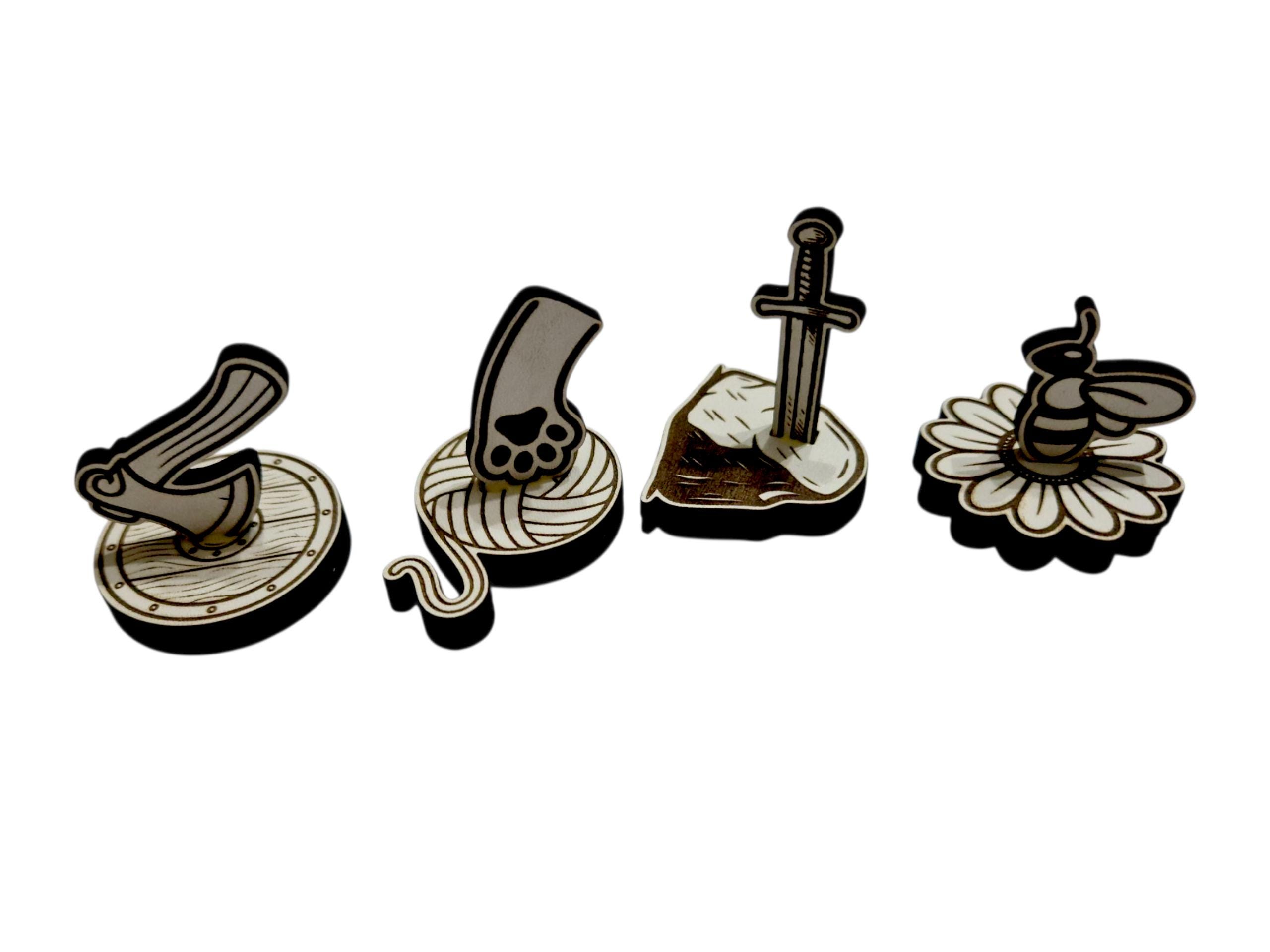 Laser Cut Fridge Magnet SVG | Laser Cut Scrap Wood Project | Set of 10 ...