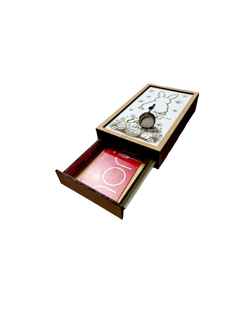 Easter Laser File, Money Gift Card SVG, Bunny Svg, Pull Bunny Tail to ...