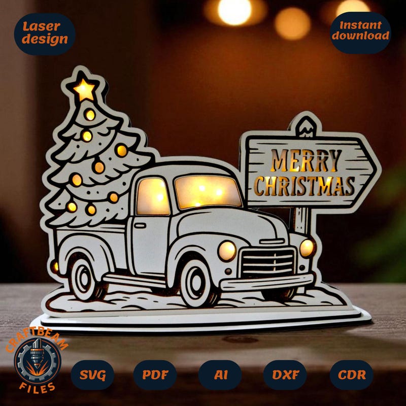 Vintage Truck Stand Up - Etsy