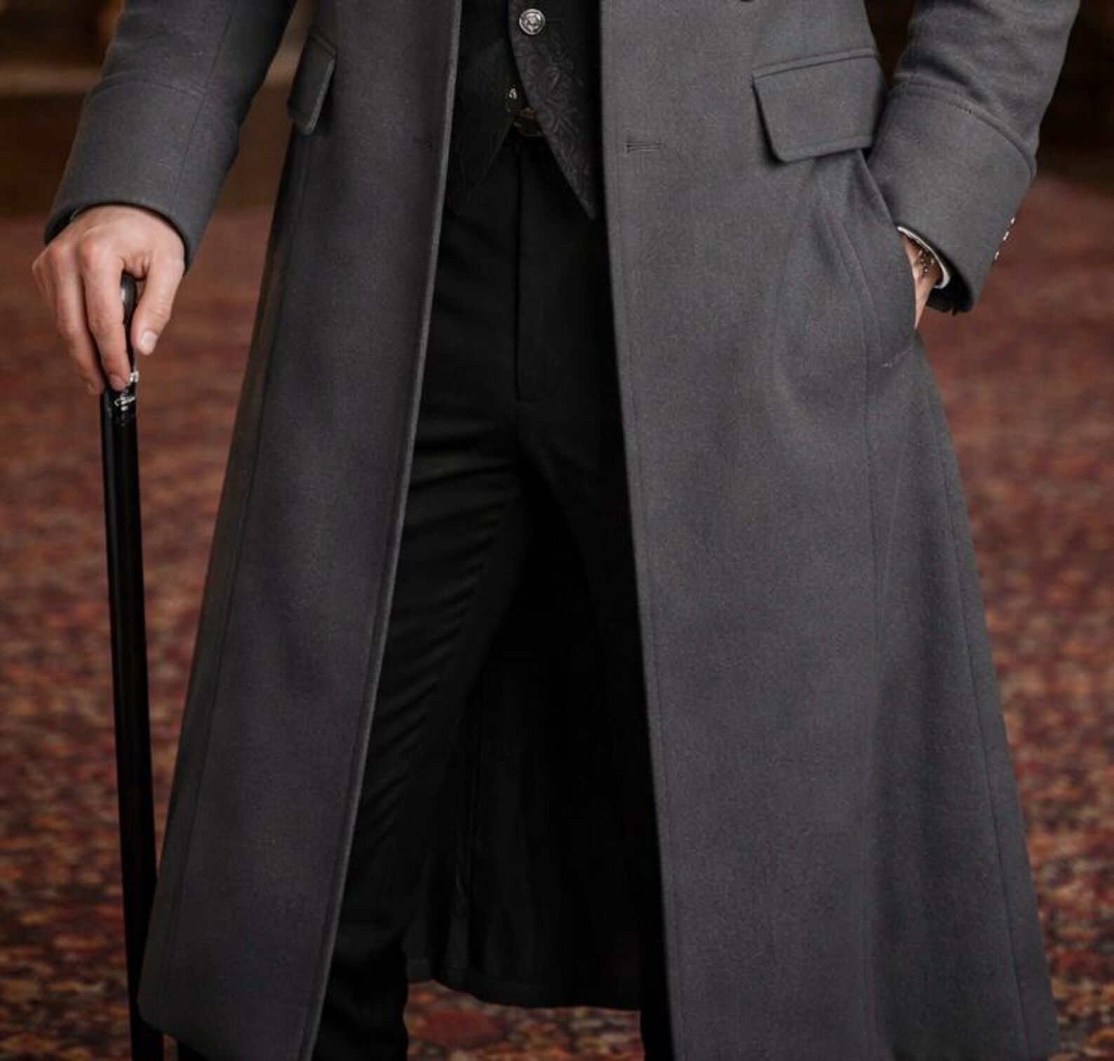 Men’s Victorian Military Wool Regency Tailcoat, Vintage Gothic ...