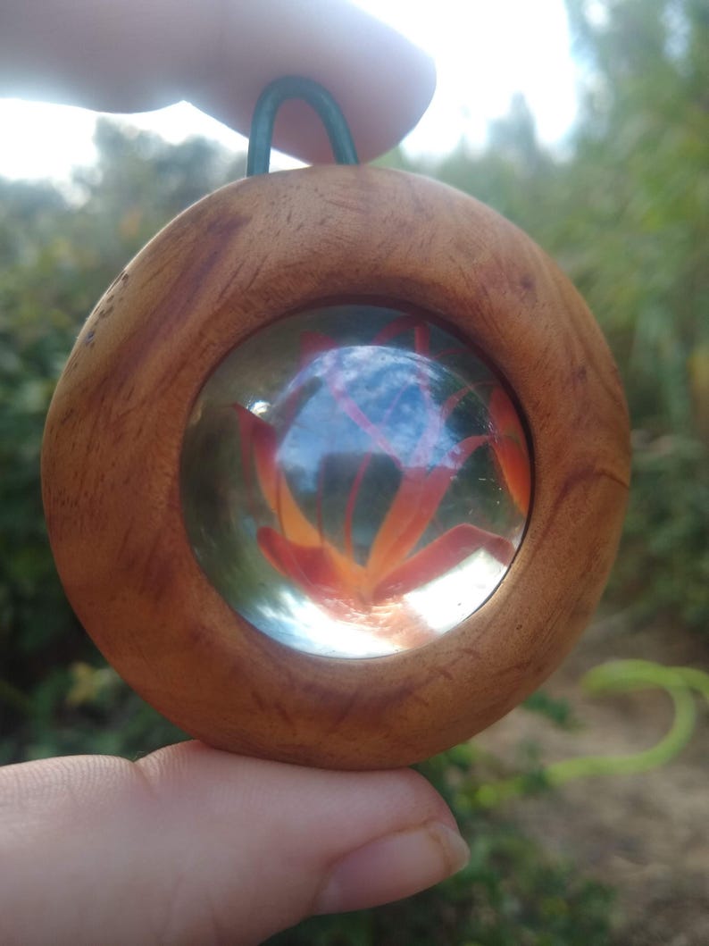 Fidget Spinner Jumbo de Madeira Esculpida à Mão - Mármore Olho de Gato ...