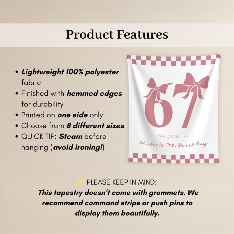 Six Seven Birthday Banner: Custom 67 7th Birthday Party Decor ...