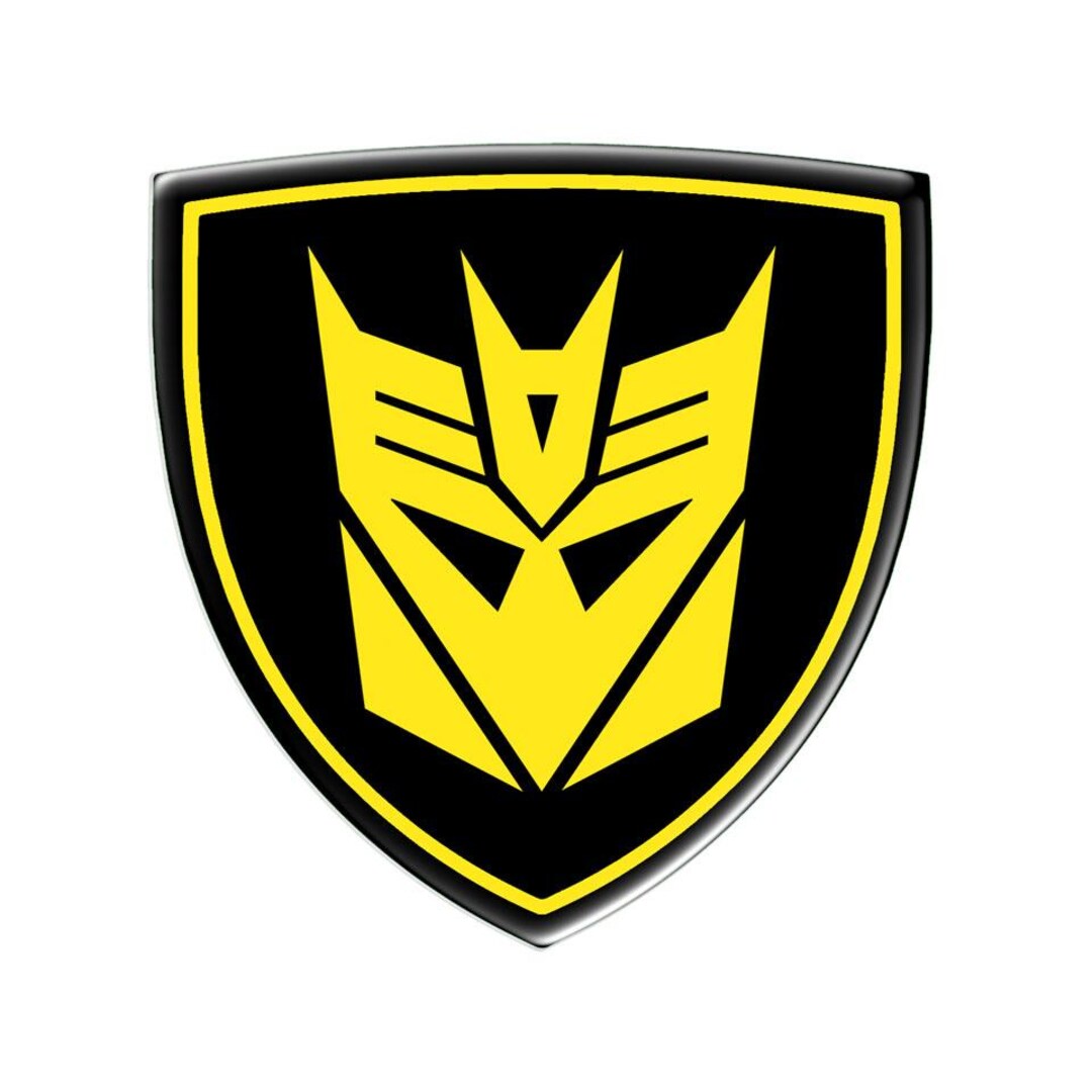 Transformers Badge, 3D Domed Resin Shield, Car Emblem Sticker - Etsy