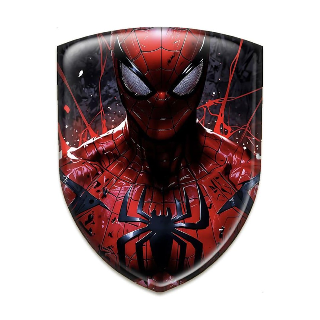 Domed Epoxy Car Emblem Custom Marvel Badge – 3D Resin Automotive Decal ...