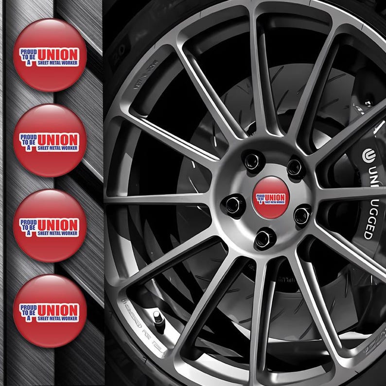 Custom Car Wheel Center Cap Stickers – Personalized Rim Emblems, Self ...