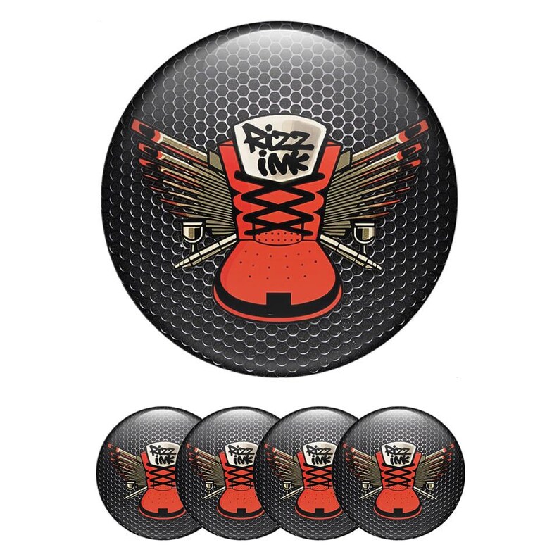 Custom Car Wheel Center Cap Stickers – Personalized Rim Emblems, Self ...