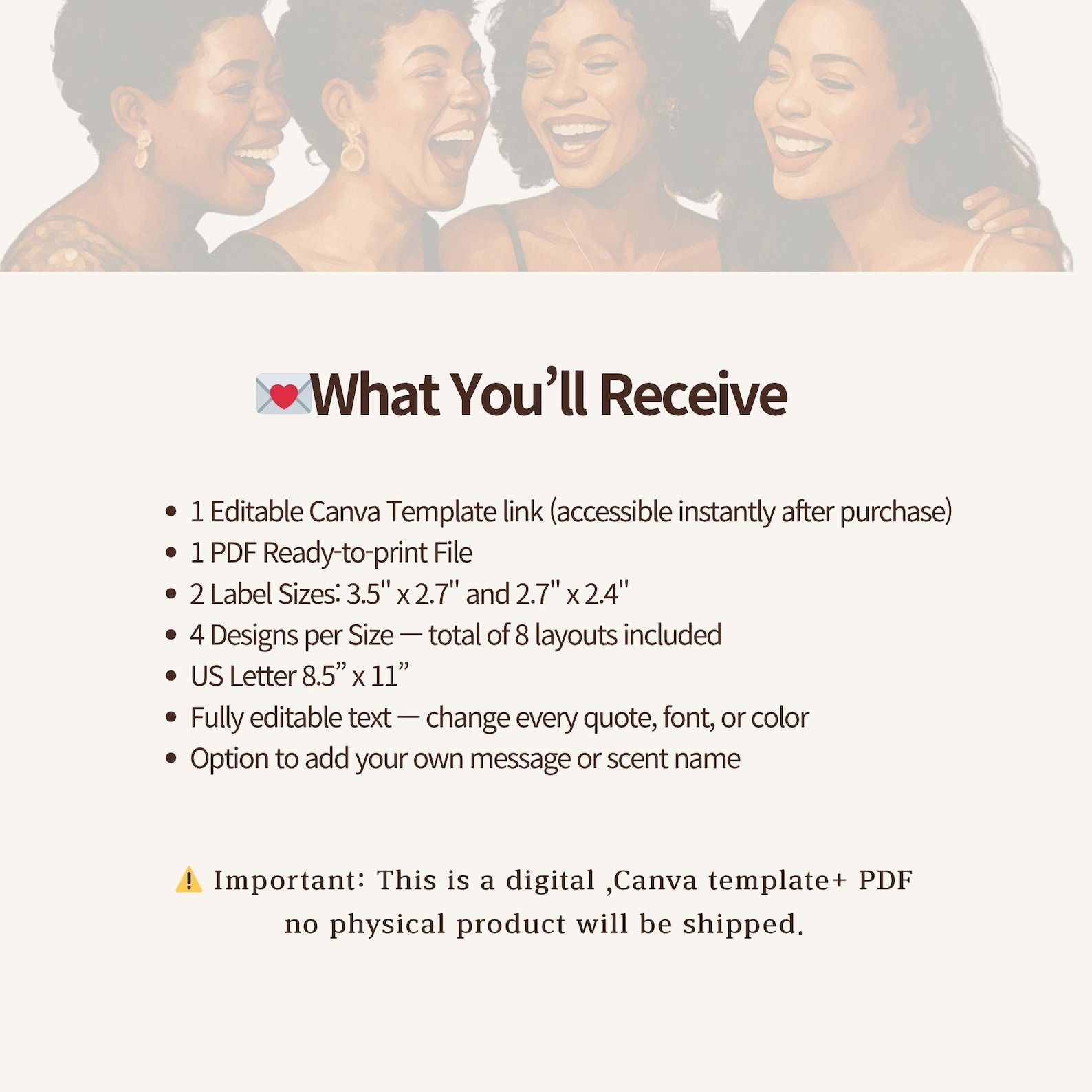 Waiting to Exhale Candle Label Template : Ladies Night Party Decor ...