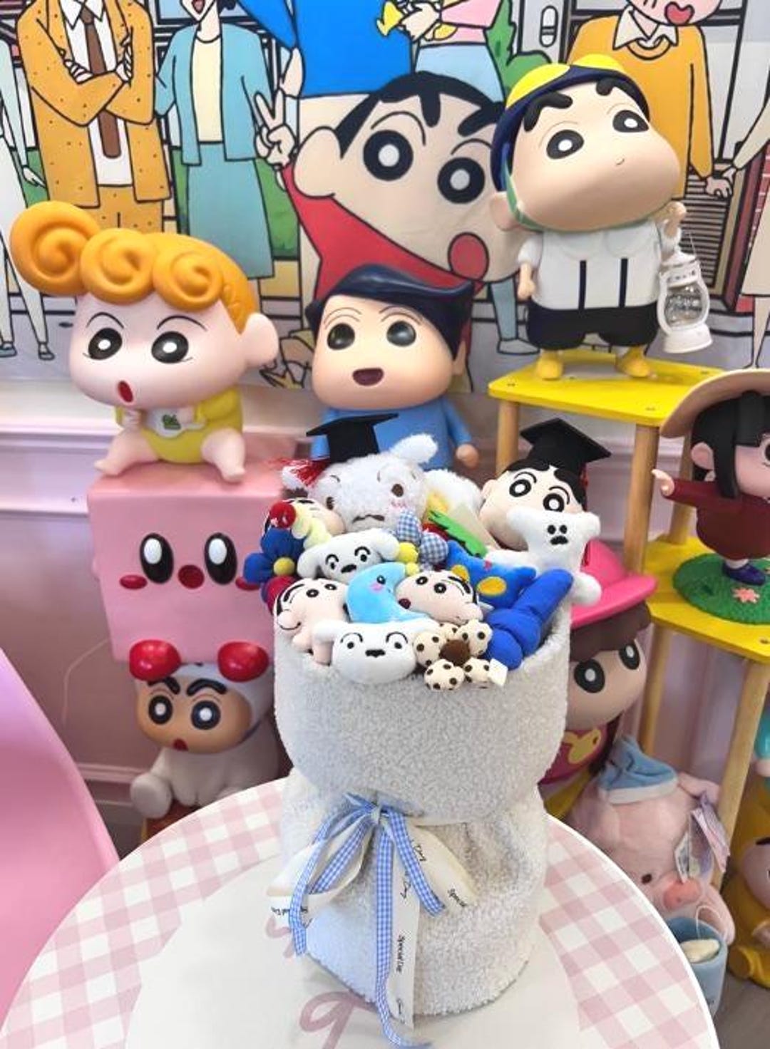 Nohara Shinnosuke Cute Crayon Shin-chan Doll Bouquet for Boys and Girls ...