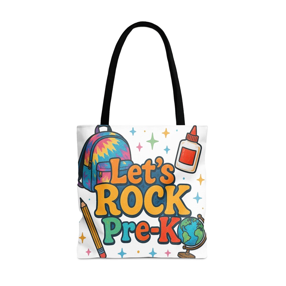 Let's Rock Pre-k Tote Bag: Teacher Appreciation Gift - Etsy