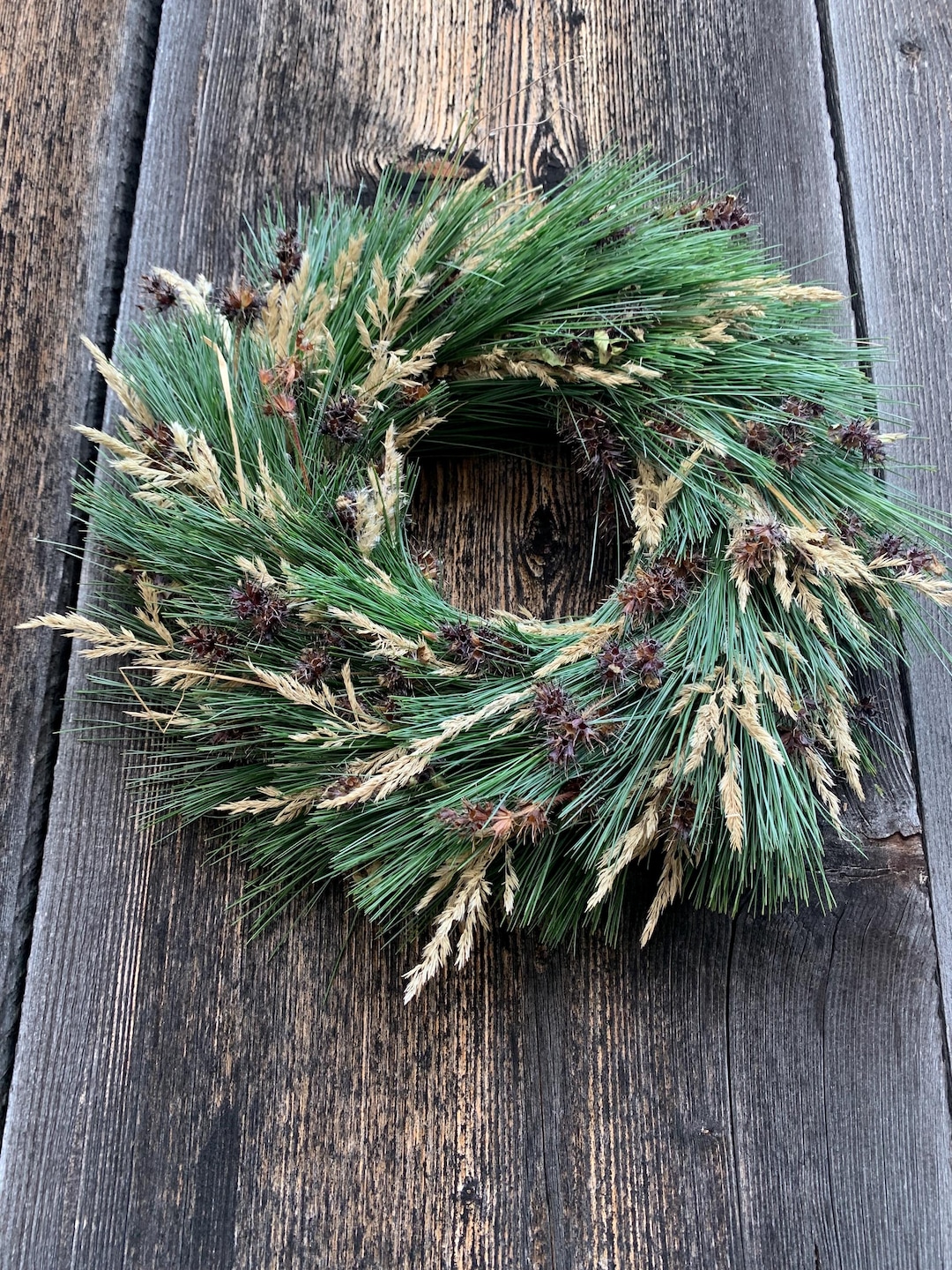 Advent Wreath | Autumn Wreath | Hand-tied | Door Wreath, Autumn ...
