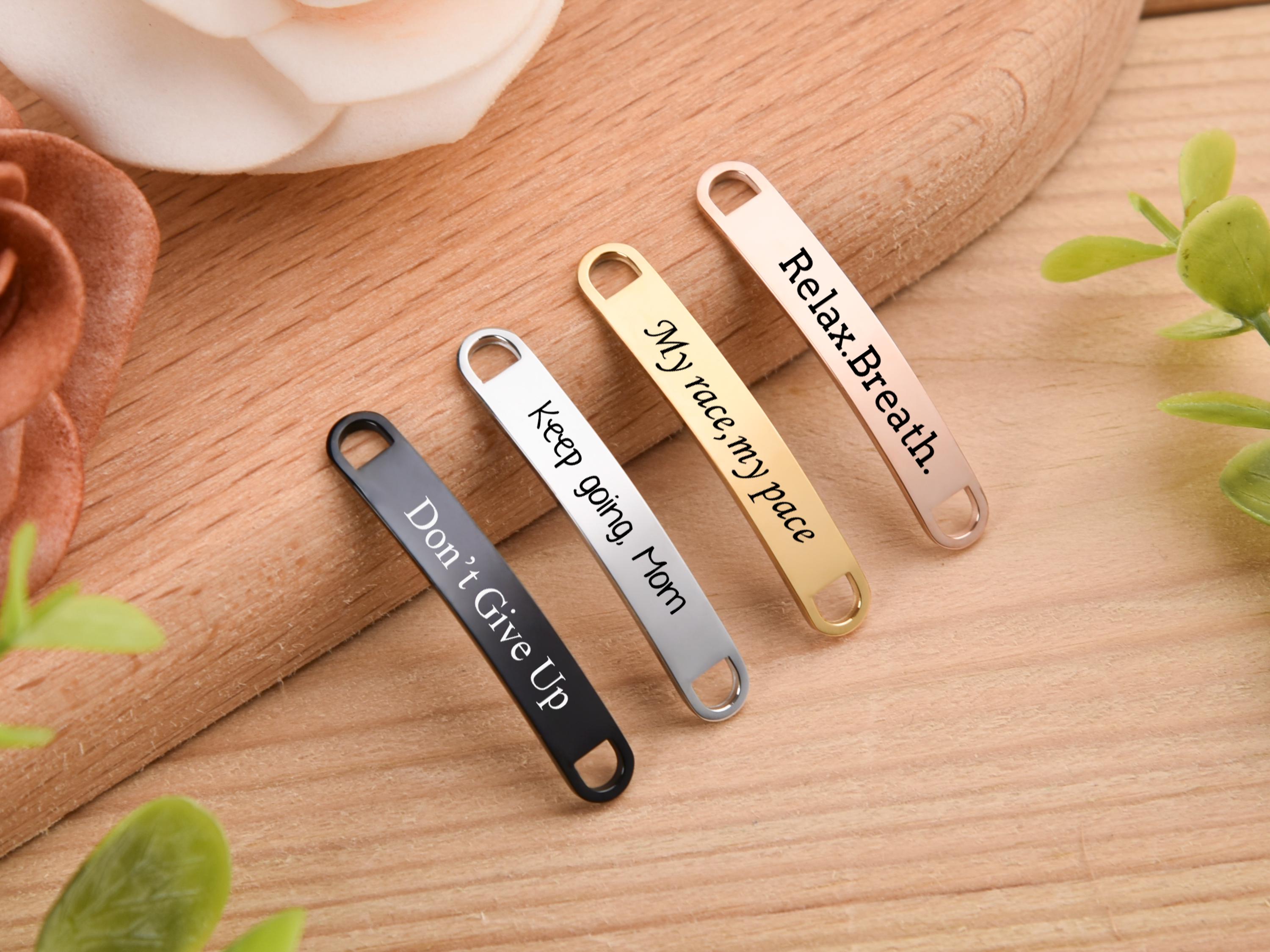 Personalized Shoe Tags, Custom Shoelaces Tags, Running Shoe Tags ...